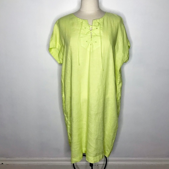 Pure Collection | Dresses | Pure Collection Yellow Linen Dress | Poshmark